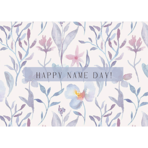 Name Day Greeting Card 010 | BUILD A BOX Cyprus
