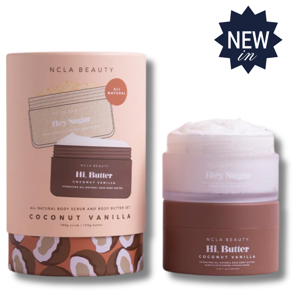 NCLA Body Scrub + Body Butter Coconut Vanilla | BUILD A BOX Cyprus